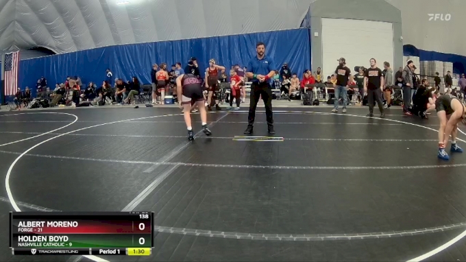 138 lbs Finals (2 Team) - Holden Boyd, Nashville Catholic vs Albert ...