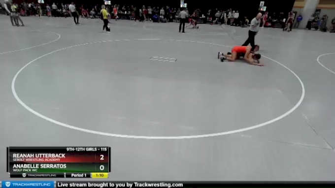 115 lbs Quarterfinal - Reanah Utterback, Sebolt Wrestling Academy vs ...