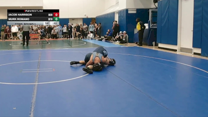 144 lbs Cons. Round 1 - Jacob Harrison, West Morris vs Murk Romano ...