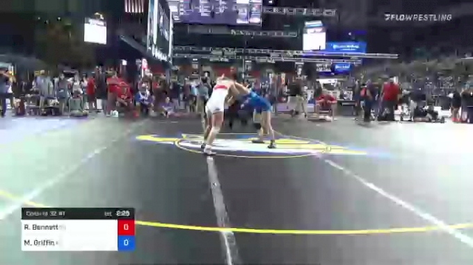 132 lbs Consi Of 32 #1 - Rylee Bennett, Tennessee vs Madelynn Griffin ...