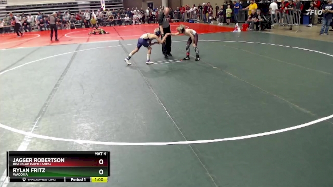 75 lbs Cons. Round 1 - Rylan Fritz, Waconia vs Jagger Robertson, BEA ...