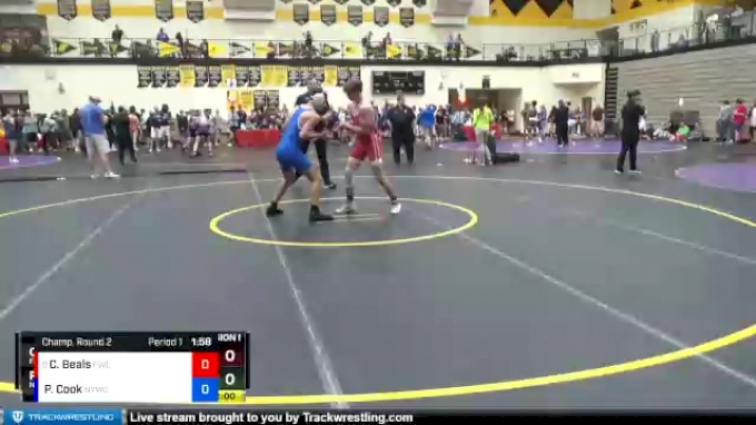 145 lbs Champ. Round 2 - Caleb Beals, Franklin Wrestling Club vs Paxton ...