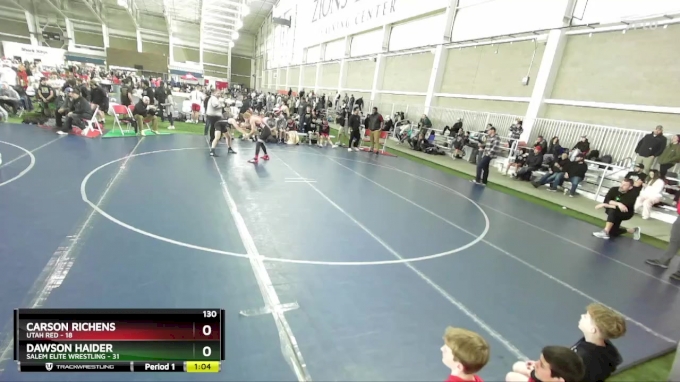 130 lbs Champ Round 1 (16 Team) - Dawson Haider, Salem Elite Wrestling ...