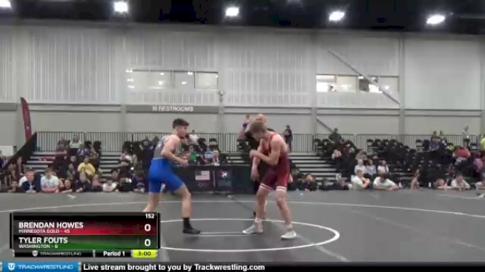 152 lbs Placement Matches (8 Team) - Brendan Howes, Minnesota Gold vs ...