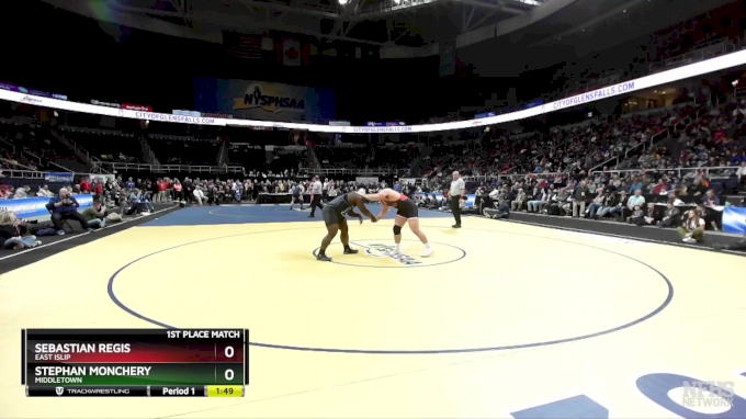 I-285 lbs 1st Place Match - Stephan Monchery, Middletown vs Sebastian ...