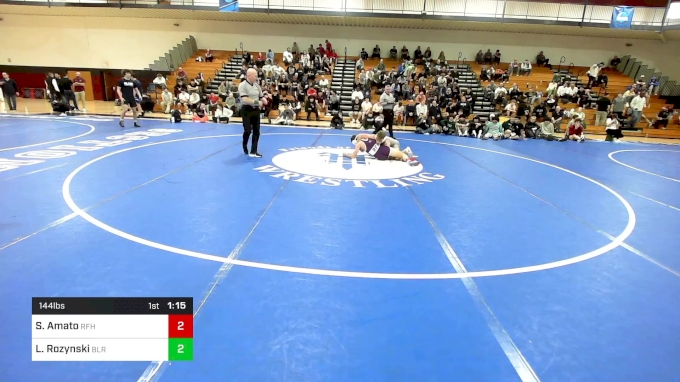 144 lbs Final - Sonny Amato, Rumson-Fair Haven vs Logan Rozynski, Blair ...