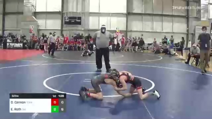 62 lbs Rr Rnd 3 - David Cannon, Team Gotcha vs Eldon Roth, The Untouchables