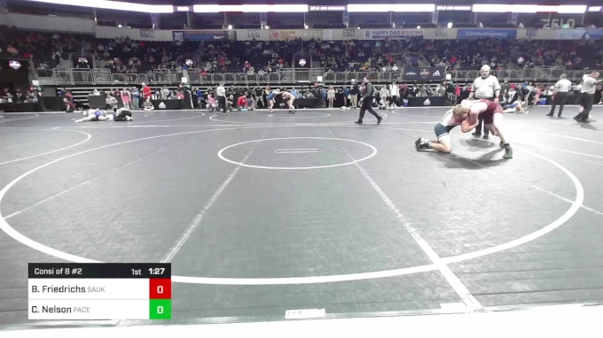 163 lbs Consi Of 8 #2 - Benjamin Friedrichs, Sauk Centre vs Caedon ...