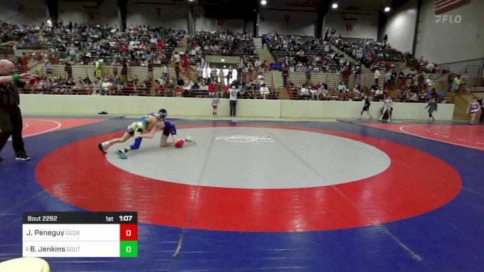 95 lbs Quarterfinal - Jaxon Peneguy, Georgia vs Brock Jenkins, South ...