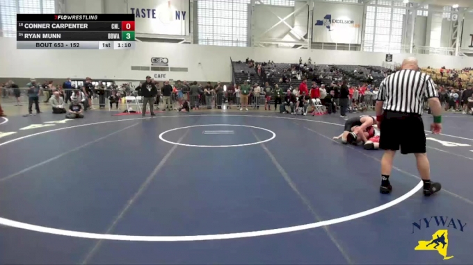 152 lbs Champ. Round 3 - Conner Carpenter, Club Not Listed vs Ryan Munn ...