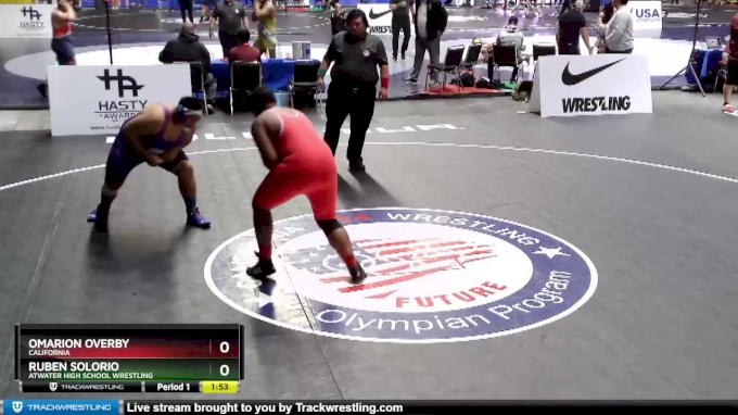 285 lbs Champ. Round 1 - Ruben Solorio, Atwater High School Wrestling ...