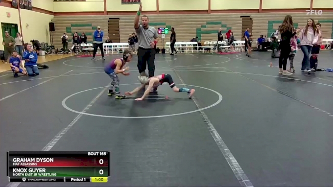 56 lbs Round 5 - Knox Guyer, North East Jr Wrestling vs Graham Dyson ...