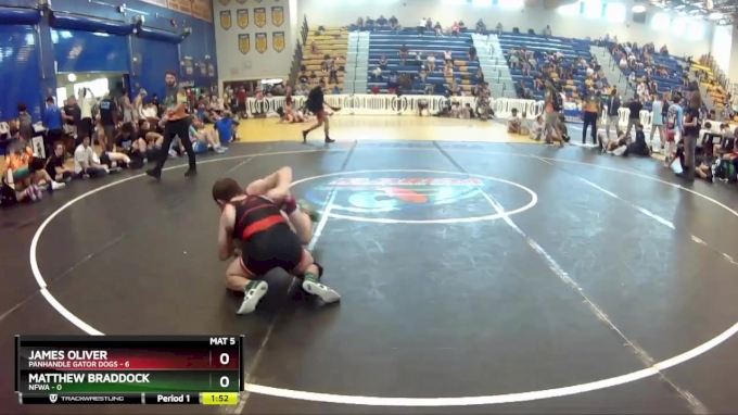 126 lbs Semis & Wb (16 Team) - MATTHEW BRADDOCK, NFWA vs James Oliver ...