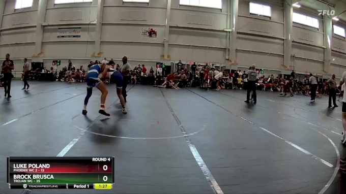157 lbs Round 4 (6 Team) - Luke Poland, Phoenix WC 2 vs Brock Brusca ...