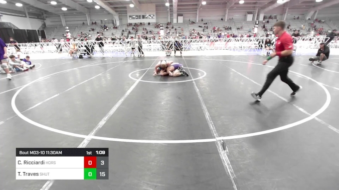 138 lbs Quarterfinal - Caedyn Ricciardi, Iron Horse Wrestling Club vs ...