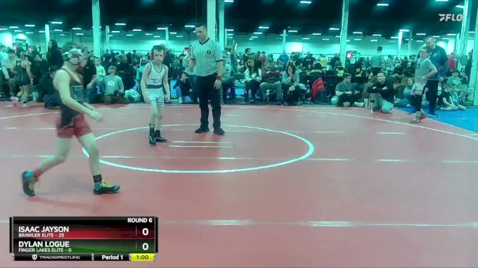 64 lbs Round 6 (10 Team) - Dylan Logue, Finger Lakes Elite vs Isaac Jayson, Brawler Elite