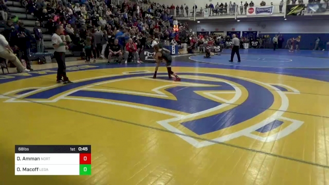 68 lbs Consolation - Daylen Amman, North Hills vs Owen Macoff, Legacy