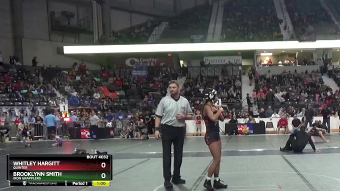 100 lbs Cons. Round 3 - Brooklynn Smith, Iron Grapplers vs Whitley ...