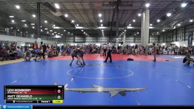 106 lbs Placement (4 Team) - Levi Ikenberry, BLACKHAWK WC vs Matt ...