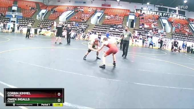 125 lbs Champ. Round 4 - Corbin Kimmel, Wayne Trace vs Owen Ingalls ...