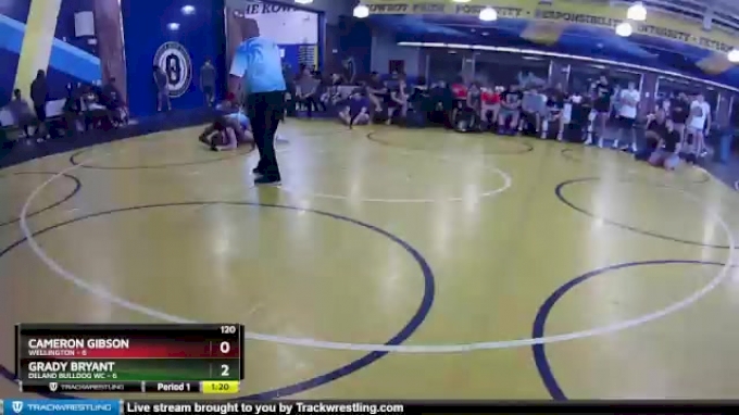 120 lbs Round 5 (8 Team) - Grady Bryant, Deland Bulldog WC vs Cameron ...