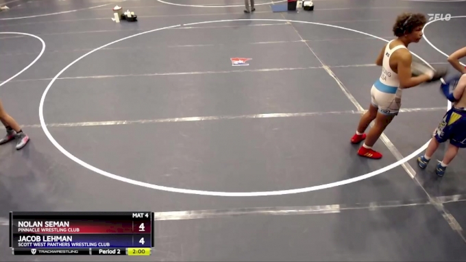110 lbs Semifinal - Nolan Seman, Pinnacle Wrestling Club vs Jacob ...