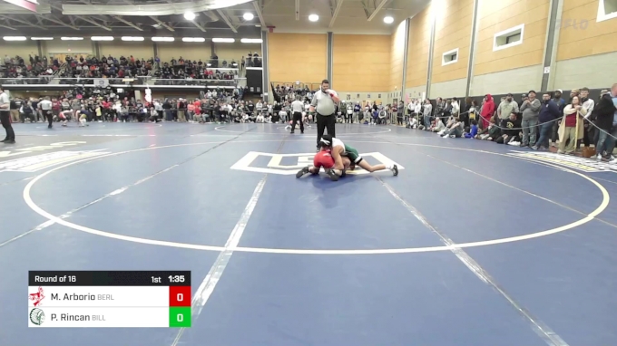 120 lbs Round Of 16 - Mason Arborio, Berlin vs Peter Rincan, Billerica