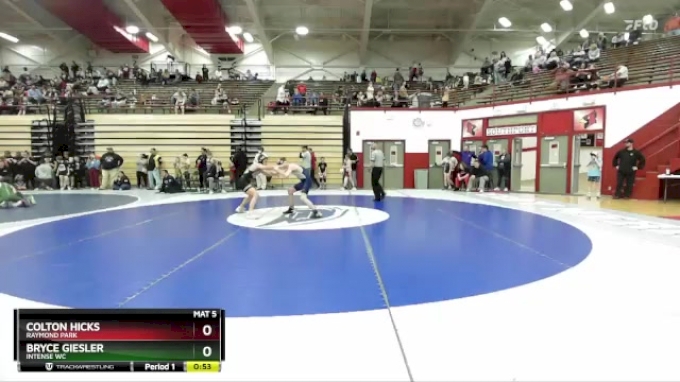 102-111 lbs Cons. Round 2 - Bryce Giesler, Intense WC vs Colton Hicks ...