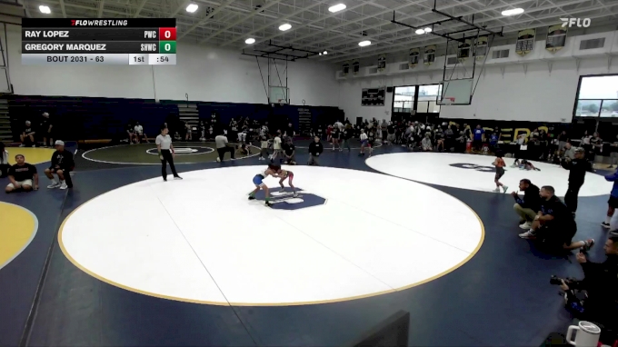 63 lbs Champ. Round 1 - Ray Lopez, Pounders Wrestling Club vs Gregory ...