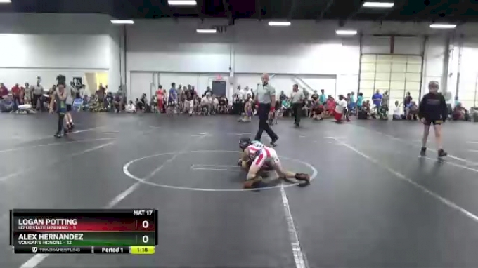 84 lbs Round 7 (8 Team) - Alex Hernandez, Vougar`s Honors vs Logan ...