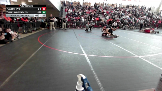165 lbs Round Of 16 - Jason Nye, Whitman-Hanson vs Kaelib Reynolds ...