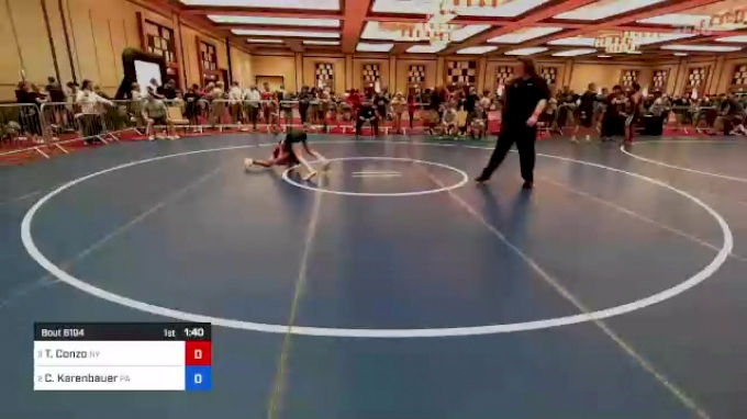83 lbs Semifinal - Tyler Conzo, Ny vs Chase Karenbauer, Pa