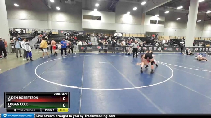 160 lbs Cons. Semi - Aiden Robertson, NE vs Logan Cole, MT