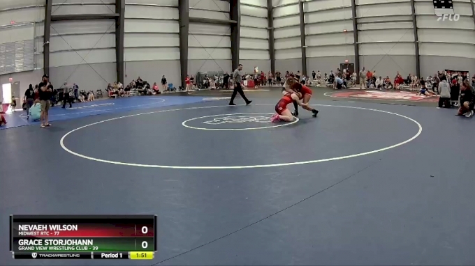 127 lbs Round 3 - Nevaeh Wilson, Midwest RTC vs Grace Storjohann, Grand ...