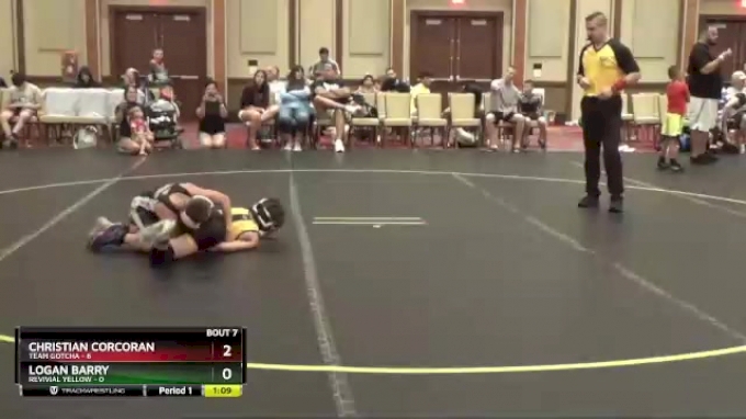 78 lbs Round 3 (6 Team) - Christian Corcoran, Team Gotcha vs Logan ...