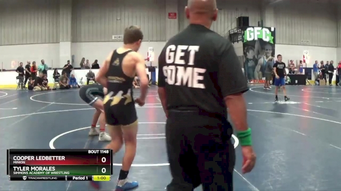 120 lbs 7th Place Match - Cooper Ledbetter, Minion vs Tyler Morales ...