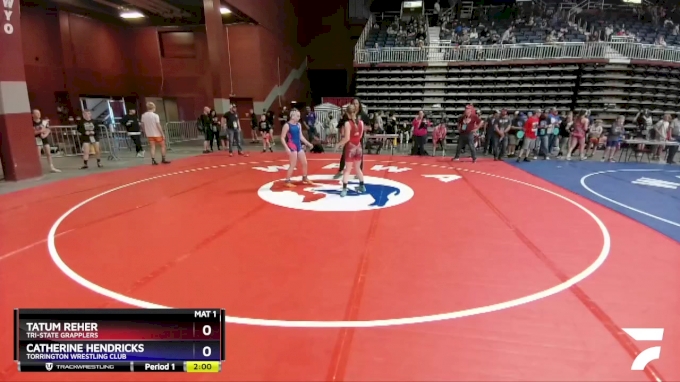 112-118 lbs Round 2 - Tatum Reher, Tri-State Grapplers vs Catherine ...