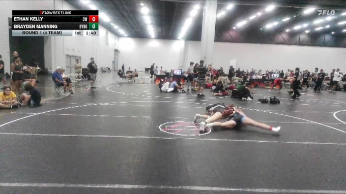 132 lbs Round 1 (4 Team) - Brayden Manning, Backyard Brawlers Gold vs ...