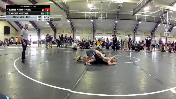 133 lbs Cons. Round 4 - Zander Nuttall, St. Vincent vs Layne Armstrong ...
