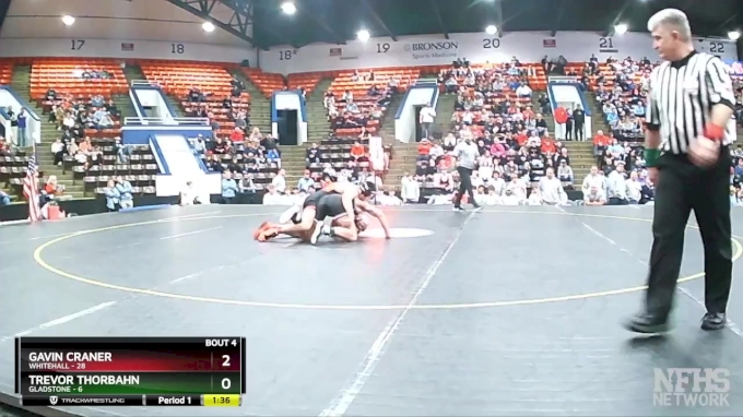 175 lbs Quarterfinals (8 Team) - Gavin Craner, Whitehall vs Trevor ...