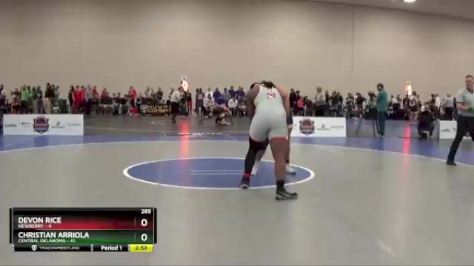 285 lbs Semis & 3rd Wb (16 Team) - Christian Arriola, Central Oklahoma ...