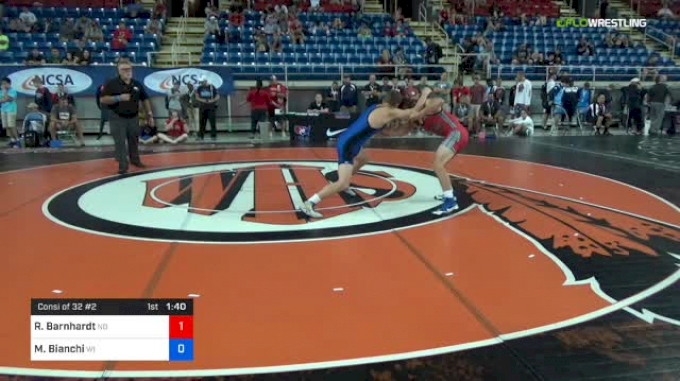 120 lbs Consi Of 32 #2 - Reece Barnhardt, North Dakota vs Matthew ...