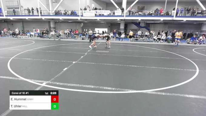 141 lbs Consi Of 16 #1 - Eddie Hummel, Army-West Point vs Tim Uhler ...