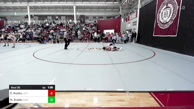 132 lbs Round Of 32 - Cael Kusky, The Lovett School vs Nicholas Arado ...