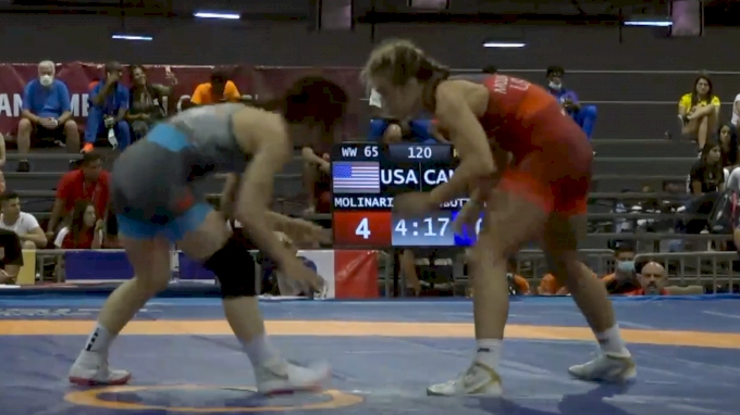 65 kg - Forrest Molinari, USA vs Miki Rowbottom, CAN