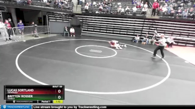 129 lbs Champ. Round 1 - Britton Rosser, Tooele vs Lucas Sortland, Viewmont