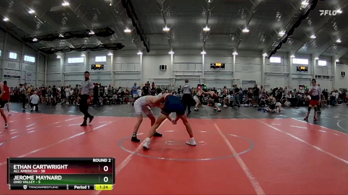 150 lbs Round 2 (6 Team) - Ethan Cartwright, All American vs Jerome ...