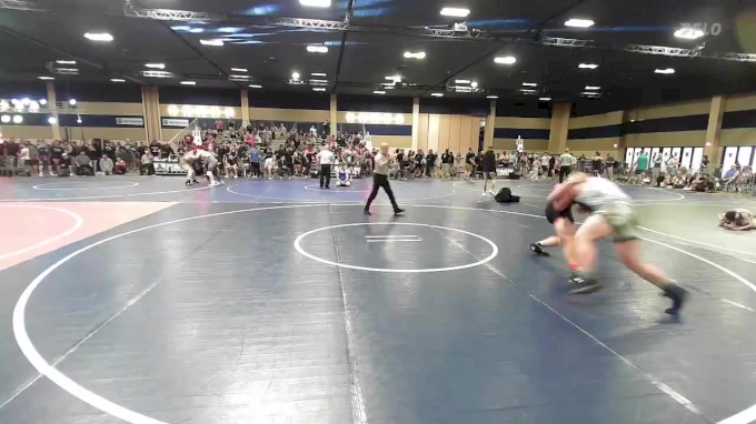 190 lbs Semifinal - Wes Burford, Oakdale vs Elijah Fjell, Shelby Rising ...