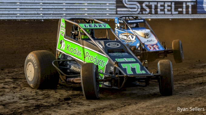 C.J. Leary Lands Long-Awaited Terre Haute USAC Sprint Win - FloRacing