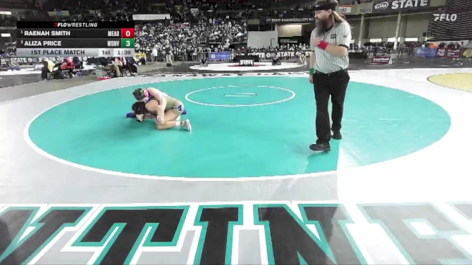 Girls 4A 125 lbs 1st Place Match - Raenah Smith, Mead (Girls) vs Aliza ...